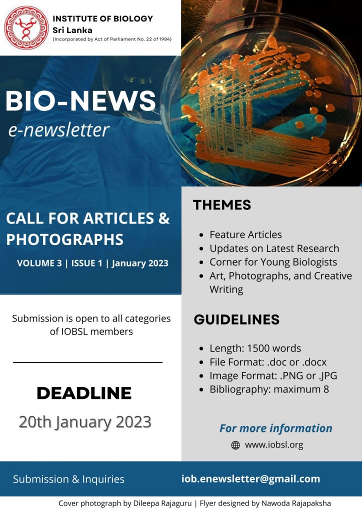 Home - Institute of Biology, Sri Lanka